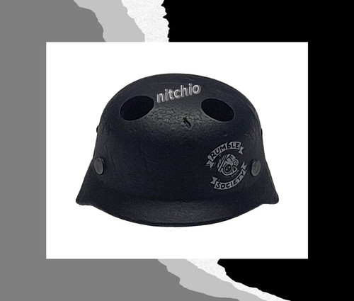 Mezco One:12 Biker Gomez – MOTORCYCLE ROACH HELMET 1/12 Scale Fodder | eBay