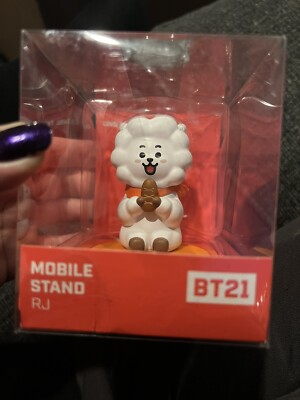 BT21 Official Authentic RJ Silicone Figure Cell Phone Holder Stand | eBay