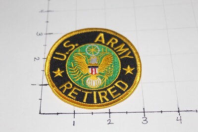 U.S. Army Retired Embroidered Patch 3" | eBay
