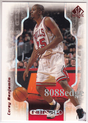 1998-99 SP AUTHENTIC NBA 2K: COREY BENJAMIN #2K13 CHICAGO BULLS ROOKIE ...