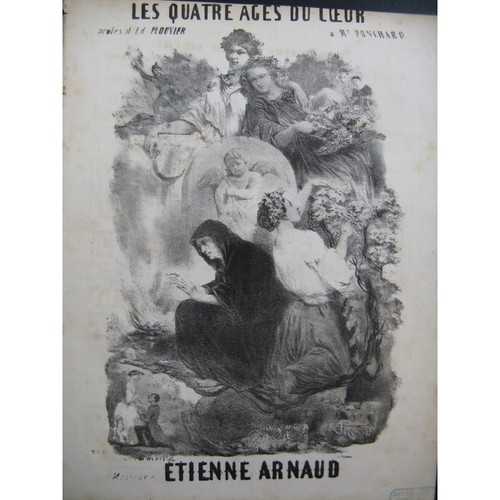 ARNAUD Etienne Les quatre ages du cœur Nanteuil Chant Piano ca1850 | eBay