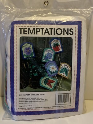 J & L Craft Designs Temptations #6129 Garden Markers Set of 6 ...
