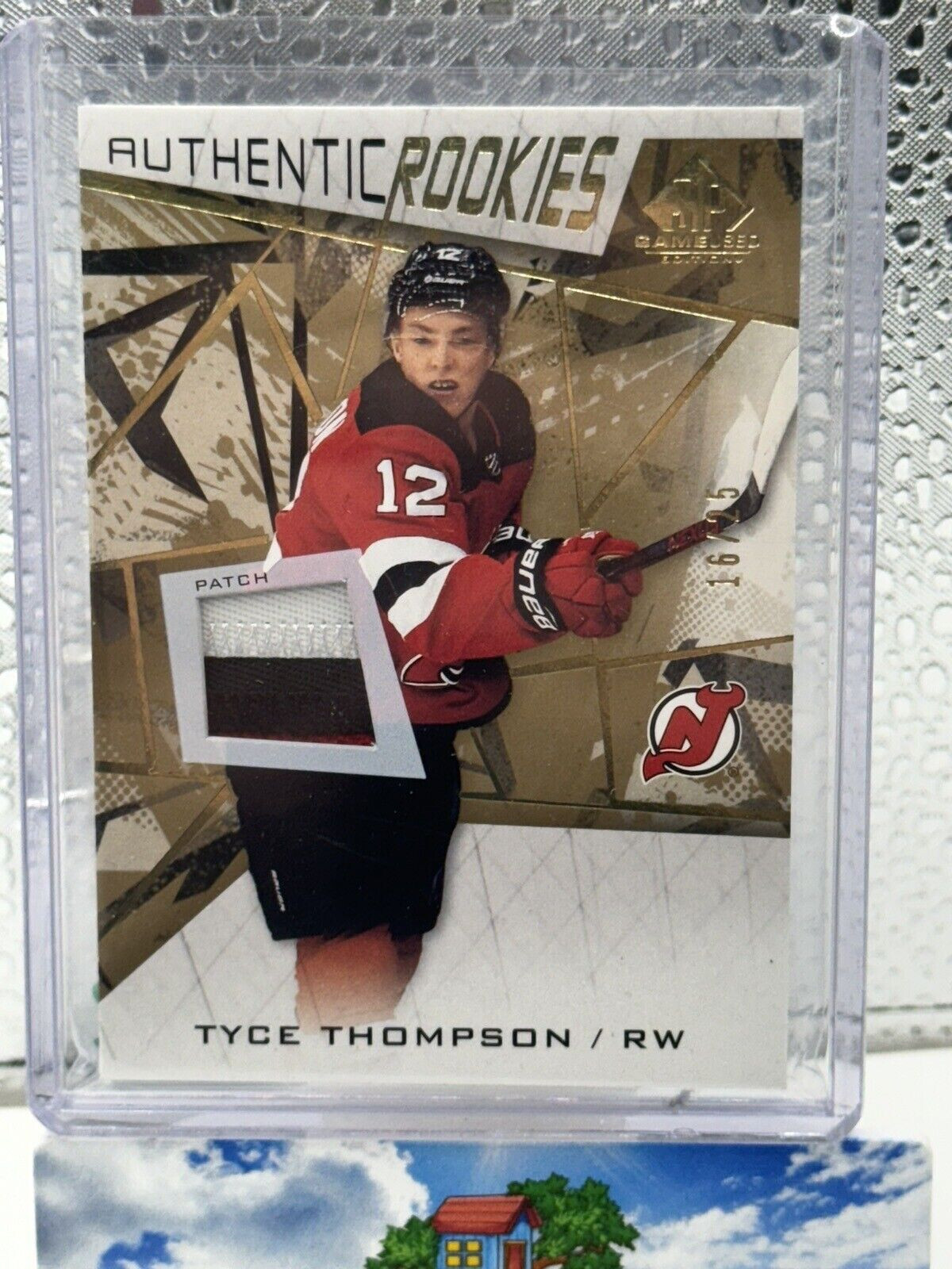 2021-22 SP Game Used Gold Premium Memorabilia #181 Tyce Thompson 16/25 ...