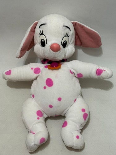 Vintage Disney Plush Oddball Puppy Dog 101 102 Dalmatians Pink Spots 16 ...