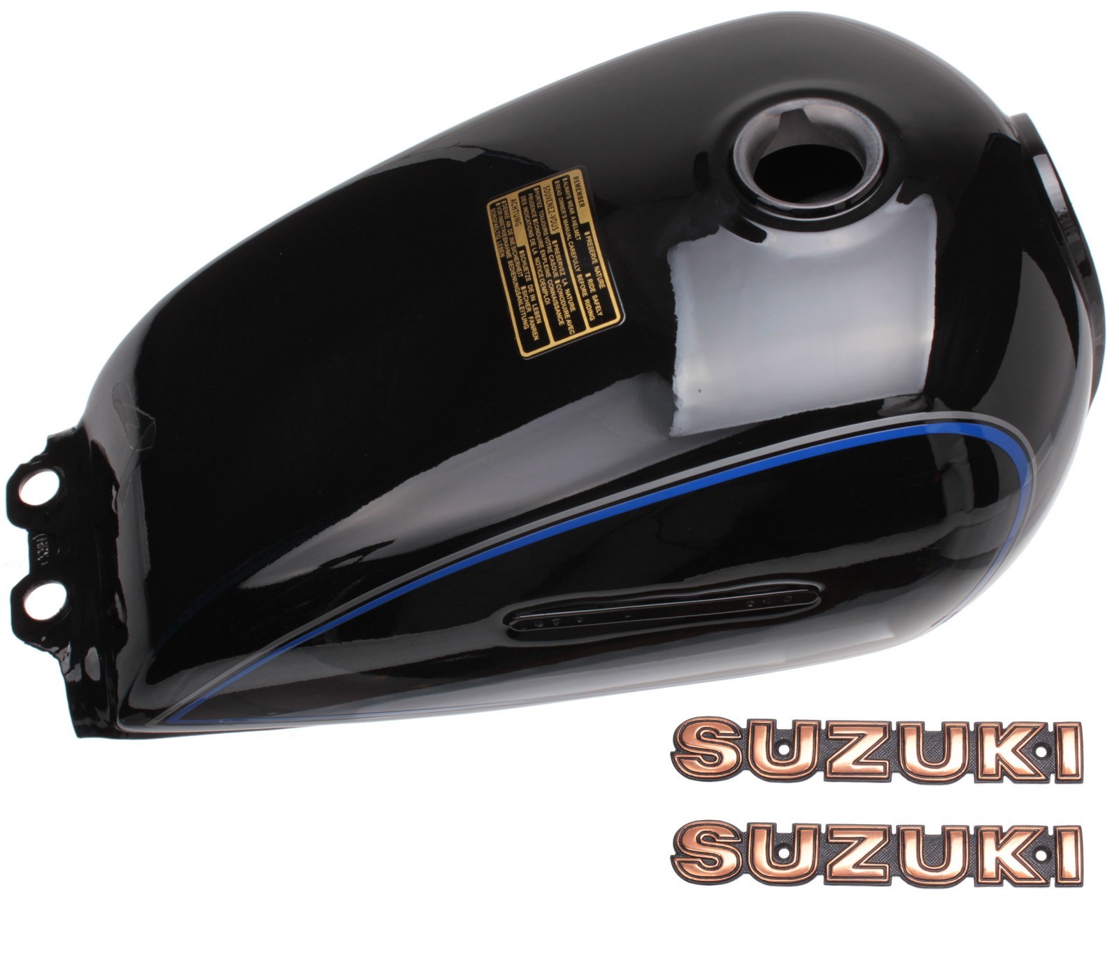 Tank Schwarz Suzuki GN125 GN 125 250 NF41A 4T Benzintank Scrambler ...