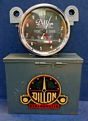 Dillon dynamometer 1000 lbs 10 pound divisions w/Orig. Metal Case | eBay
