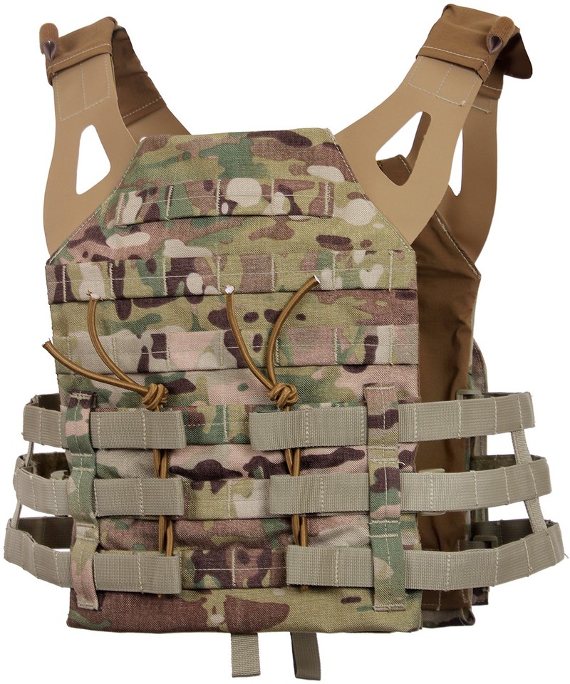 Tactical Plate Carrier Vest - Lightweight Military Army MOLLE Mag ...