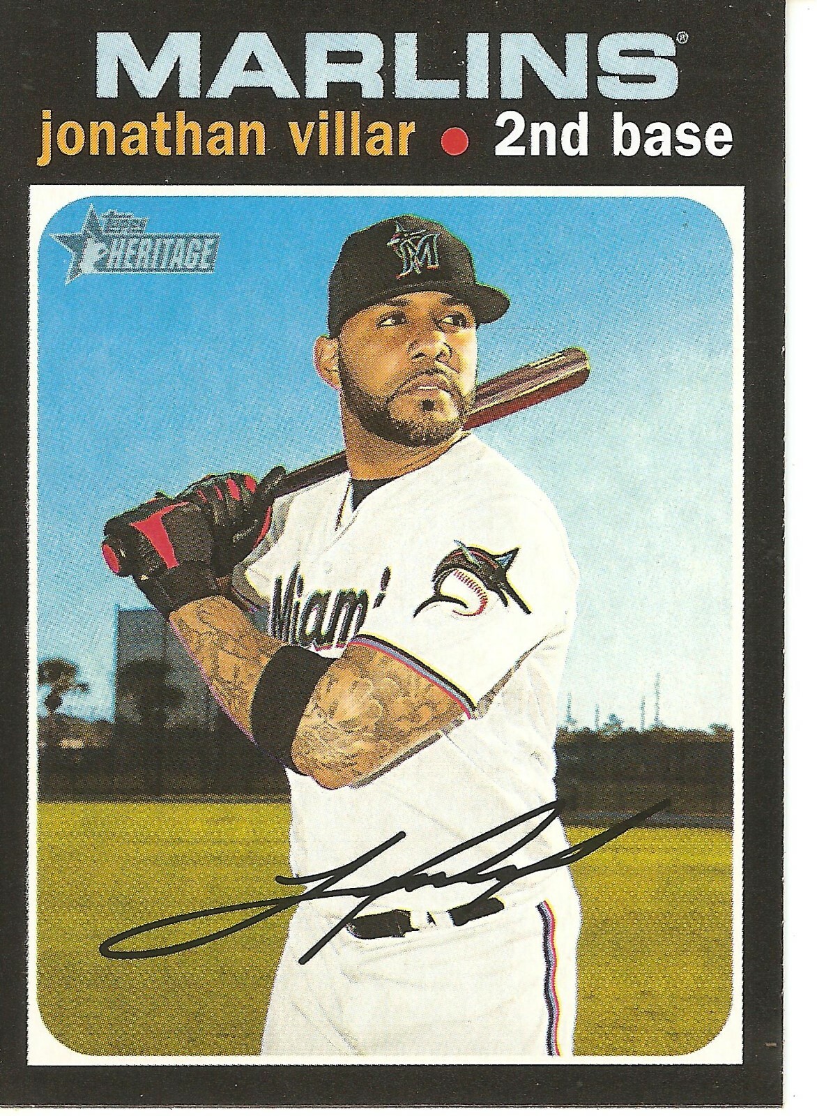 2020 TOPPS HERITAGE JONATHAN VILLAR SHORT PRINT BASEBALL CARD #440 | eBay