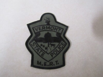 PATCH LAW ENFORCEMENT VERMONT STATE POLICE MERT | eBay