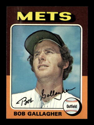 1975 Topps #406 Bob Gallagher New York Mets EX-MT Baseball Card *C938 ...