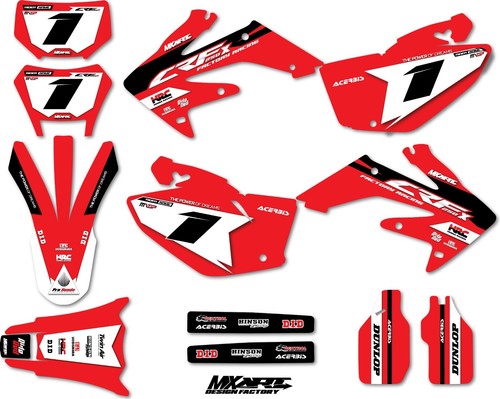 Honda CRF 250 X 2004 - 2016 model Graphics kits Tokyo stickers decal ...