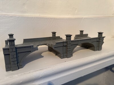 Battle Damaged Stone Bridge Wargaming Terrain Scenery 28mm 3d Printed ...