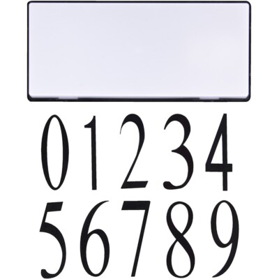 Craftmade Surface Mount Address Plaque Number 7 - AP-7-FB | eBay