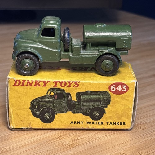 Vintage Dinky Toys 643 Austin K9 Loadstar Army Water Tanker Military ...