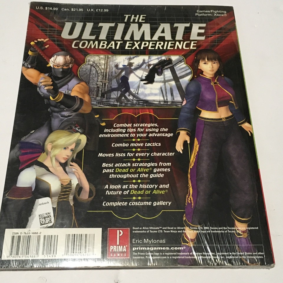 Dead Or Alive Ultimate Official Game Strategy Guide Xbox Prima Games | eBay