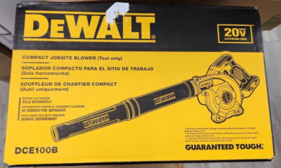 Boxed Dewalt DCE100B 20V Cordless Blower 20 Volt Lithium Open Box | eBay