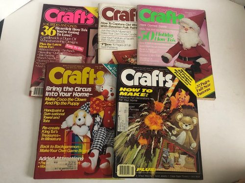 Vintage Crafts Magazines 70's and 80's Lot of 5 | eBay
