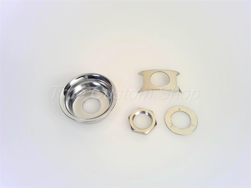 True Custom Shop® Chrome 3/8" Jack Ferrule Cup for Vintage Fender ...