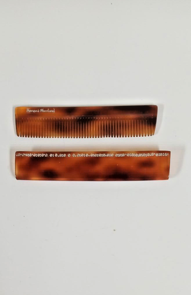 Speert Handmade Swiss 4" and 8" Francois Huchard Comb Tortoise Brown ...