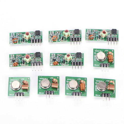 5pairs 433Mhz RF transmitter receiver Module kit ARM/MCU WL diy ...