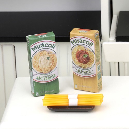1/12 Doll House Miniature Spaghetti Simulation Food Mini Kitchenware ...