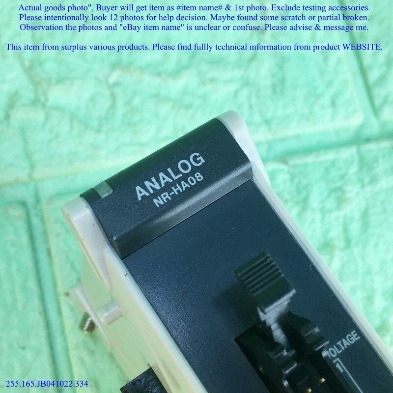 KEYENCE NR-HA08, Analog module made in Japan as photo, sn:0214, DHLtoUS ...