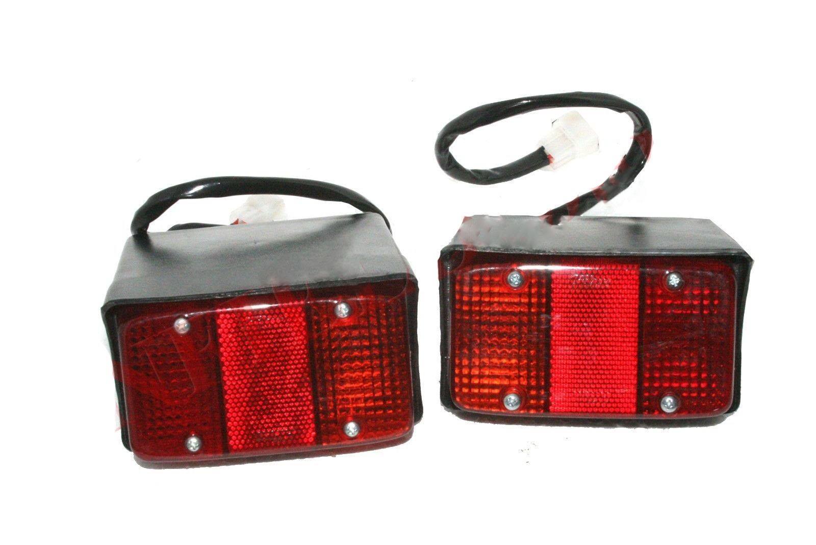 Pair Rear Brake Tail Light Flasher Lamp 3 in 1 Mahindra Tractor | eBay