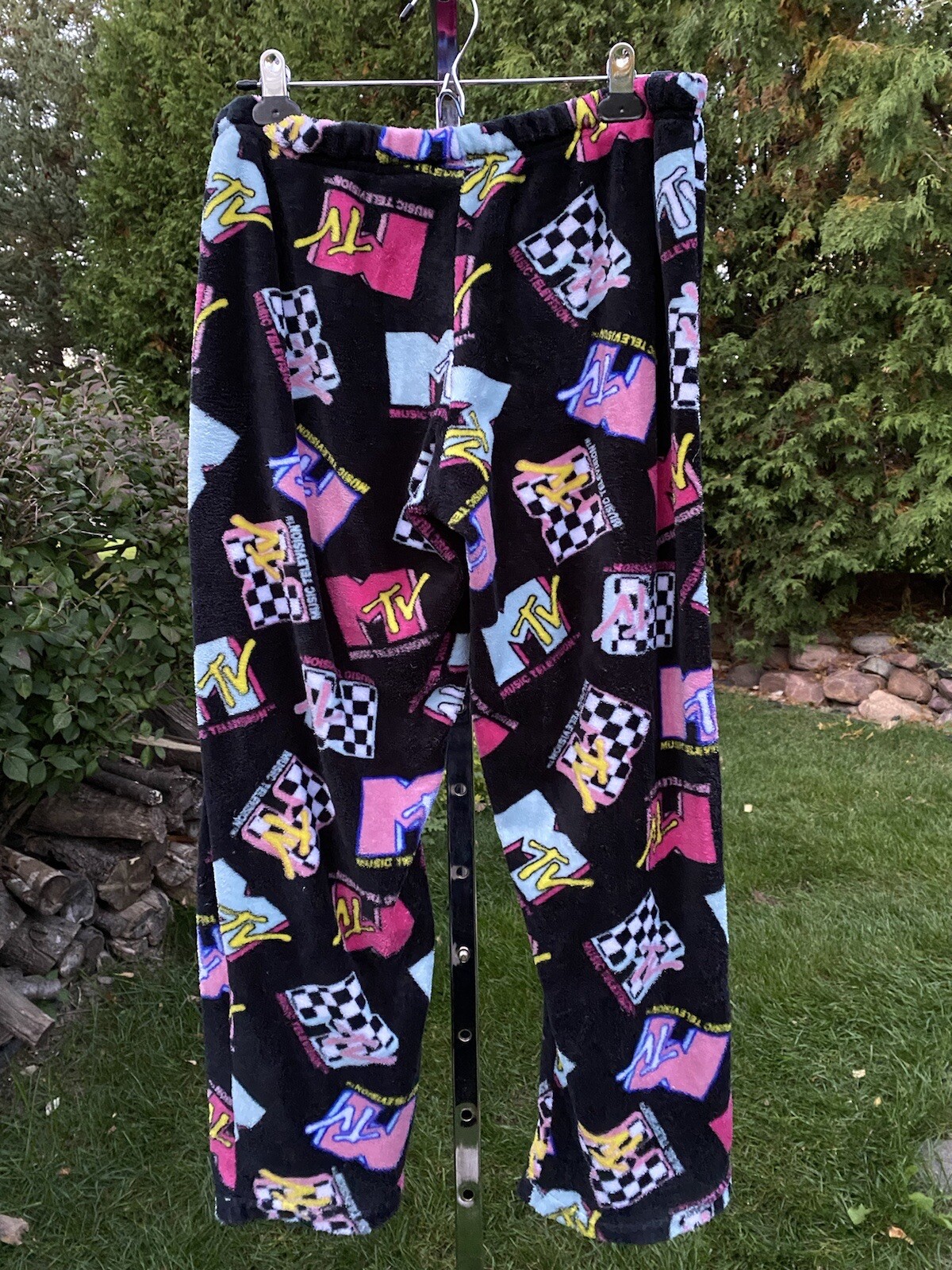 MTV Pajama Pants Lounge Fleece Comfy Cozy Size Medi… - Gem