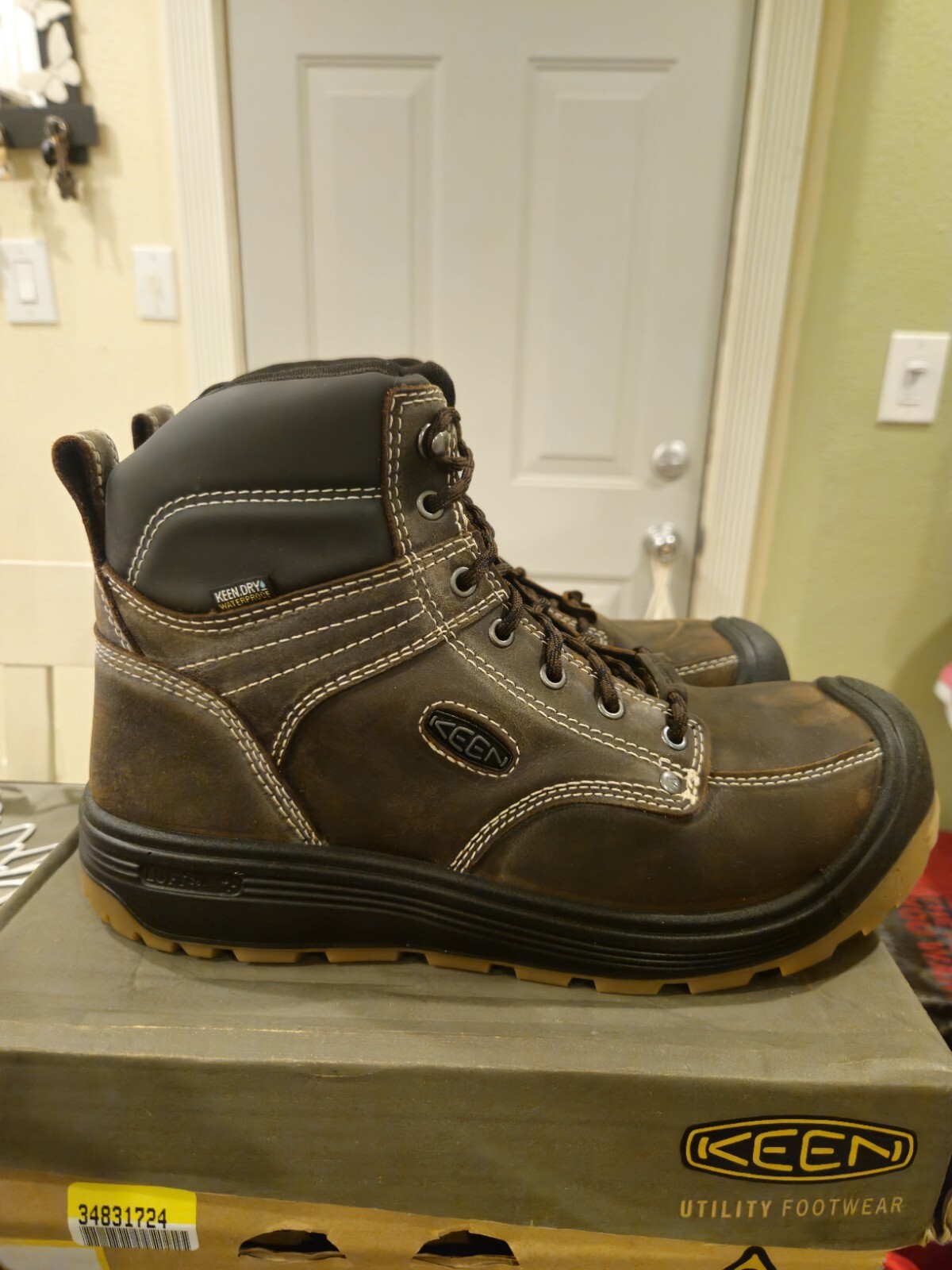 KEEN Utility Men's Fort Wayne 6” Waterproof Composite Toe Work Boots ...