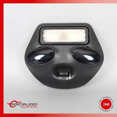 Porsche 986 Boxster S Carrera 911 Overhead Console Dome Light Black OEM ...