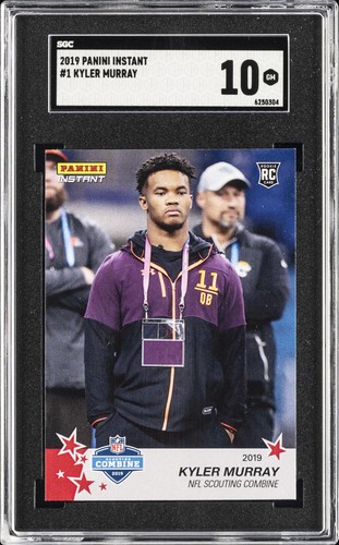 2019 PANINI INSTANT #1 KYLER MURRAY ROOKIE RC SGC 10 GM | eBay