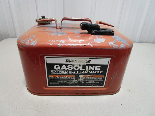 Quicksilver Mercury Mariner Outboard Remote Fuel Gas Tank Can Metal 6 ...