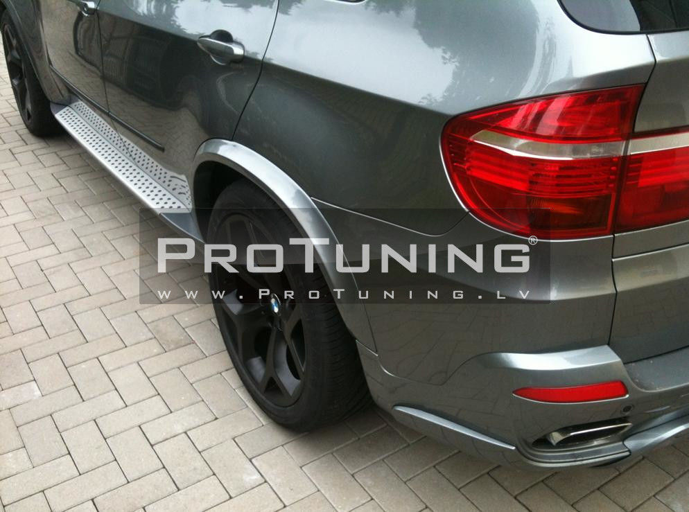 Wide set of Fender arch extension Aero Package Design For BMW X5 e70 ...
