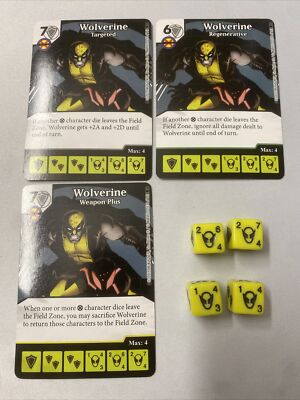 WOLVERINE Rare CUR 4 Dice Amazing Spider-Man Set Dice Masters | eBay