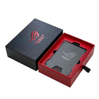 Original ASUS ROG Aluminum Frame Business Work ID Card Holder Case with ...