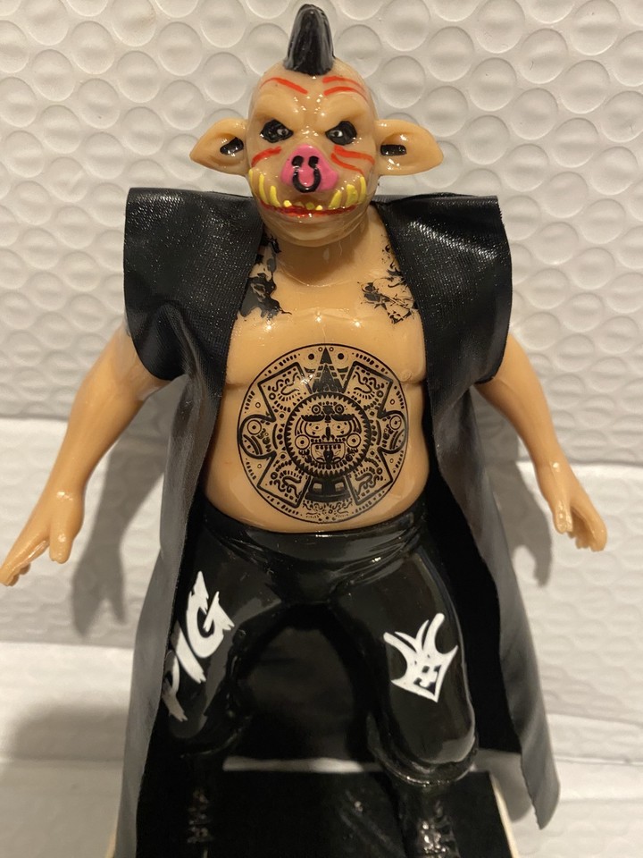 Puerquiza Extrema Pig Destructor Wrestler 7in Action Figure Mexican Toy ...