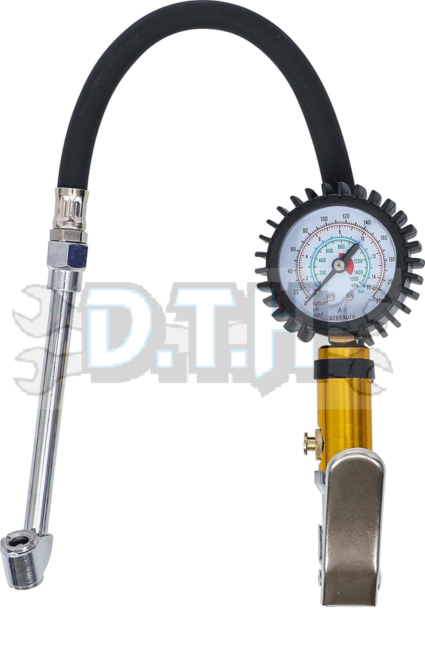 PISTOL GRIP TYPE DUAL HEAD TYRE INFLATER UP TO 220PSI | eBay Australia