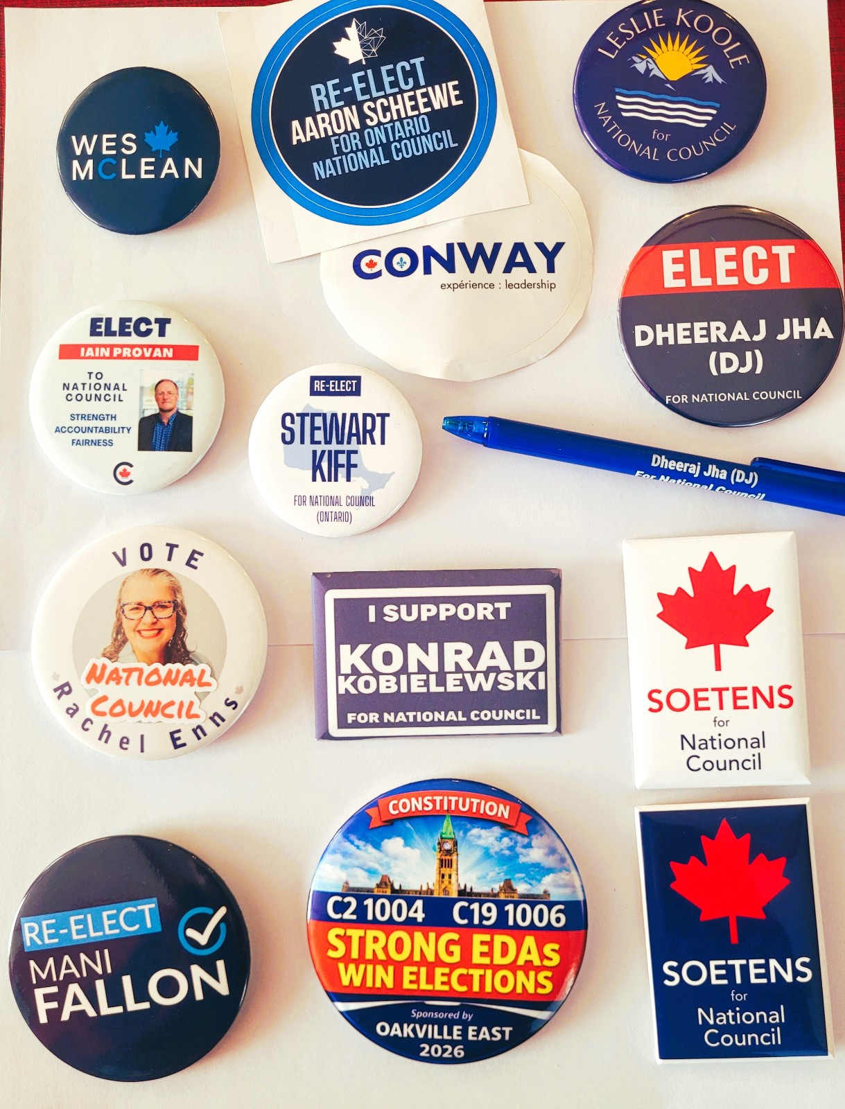 2026 Conservative Party AGM pin buttons Calgary Leadership - Canada ...