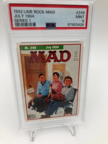1992 LIME ROCK Series1 Trading Card MAD MAGAZINE #248 JULY 1984 grade ...