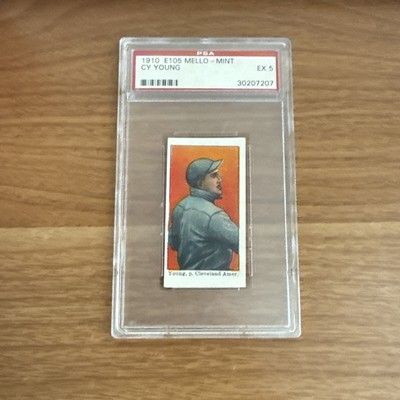 1910 E105 Mello-Mint Cy Young (HOF) PSA 5 EX, Rare, POP 8, 2 Higher, | eBay