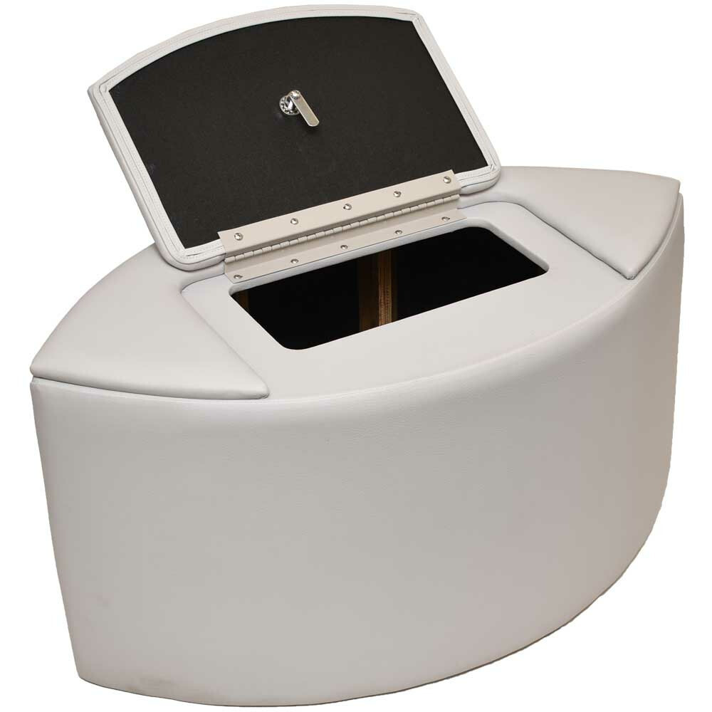 G3 Boat Livewell Console | Pontoon Corner White Vinyl | eBay