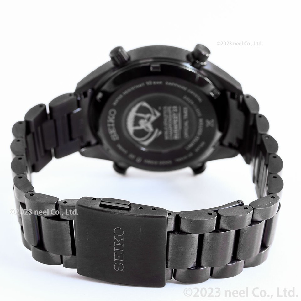 SEIKO PROSPEX SBER007 Black SPEEDTIMER Chronograph Solar Men's Watch New in Box | eBay