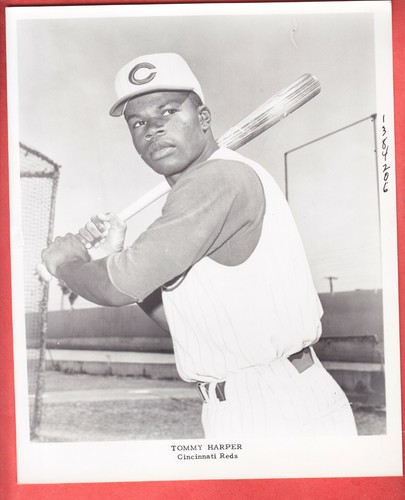 1963 CINCINNATI REDS TEAM ISSUE 8 X 10 GLOSSY TOMMY HARPER ROOKIE | eBay