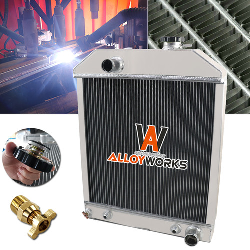 3-Row Tractor Radiator For Ford 4500 5000 5100 5200 5600 6600 345C ...