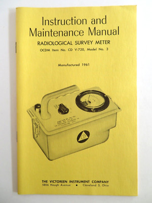 Radiation Detectors & Geigers - Civil Defense Victoreen