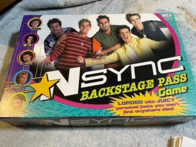 NSYNC Backstage Pass Board Game Boy Band 2000s Retro Game | eBay