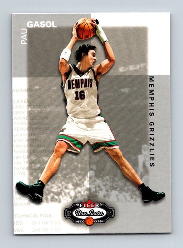 2002 Fleer Box Score #45 Pau Gasol | eBay