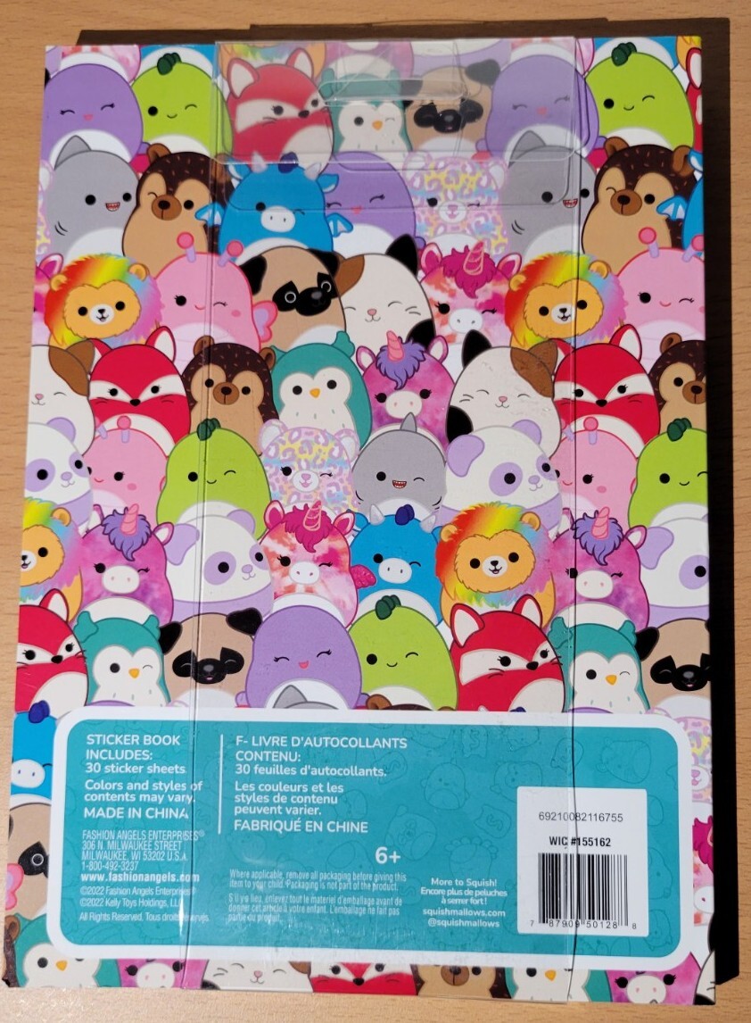 BRAND NEW Original Squishmallows 1000+ Sticker Book AUTHENTIC KellyToy ...