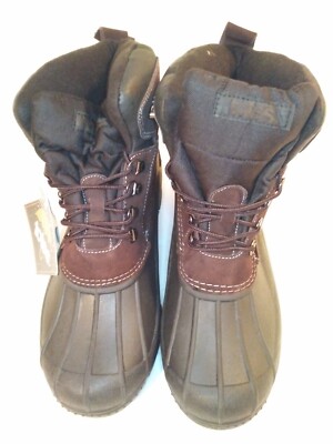 Men's Totes Boots 120713 Waterproof, All Season Brown Black Size 13 M ...