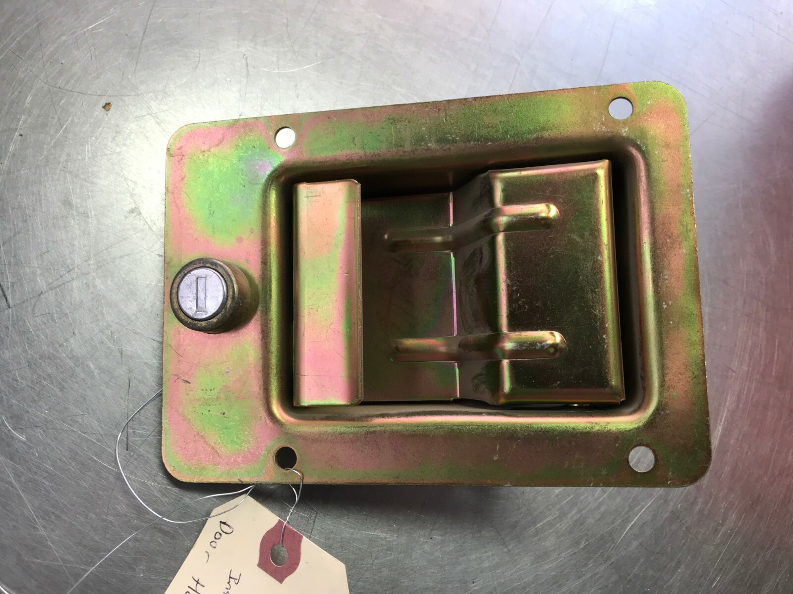 Trimark Locking Door PADDLE HANDLE Latch 6.375" x 4.50" Face & 4.25" x ...